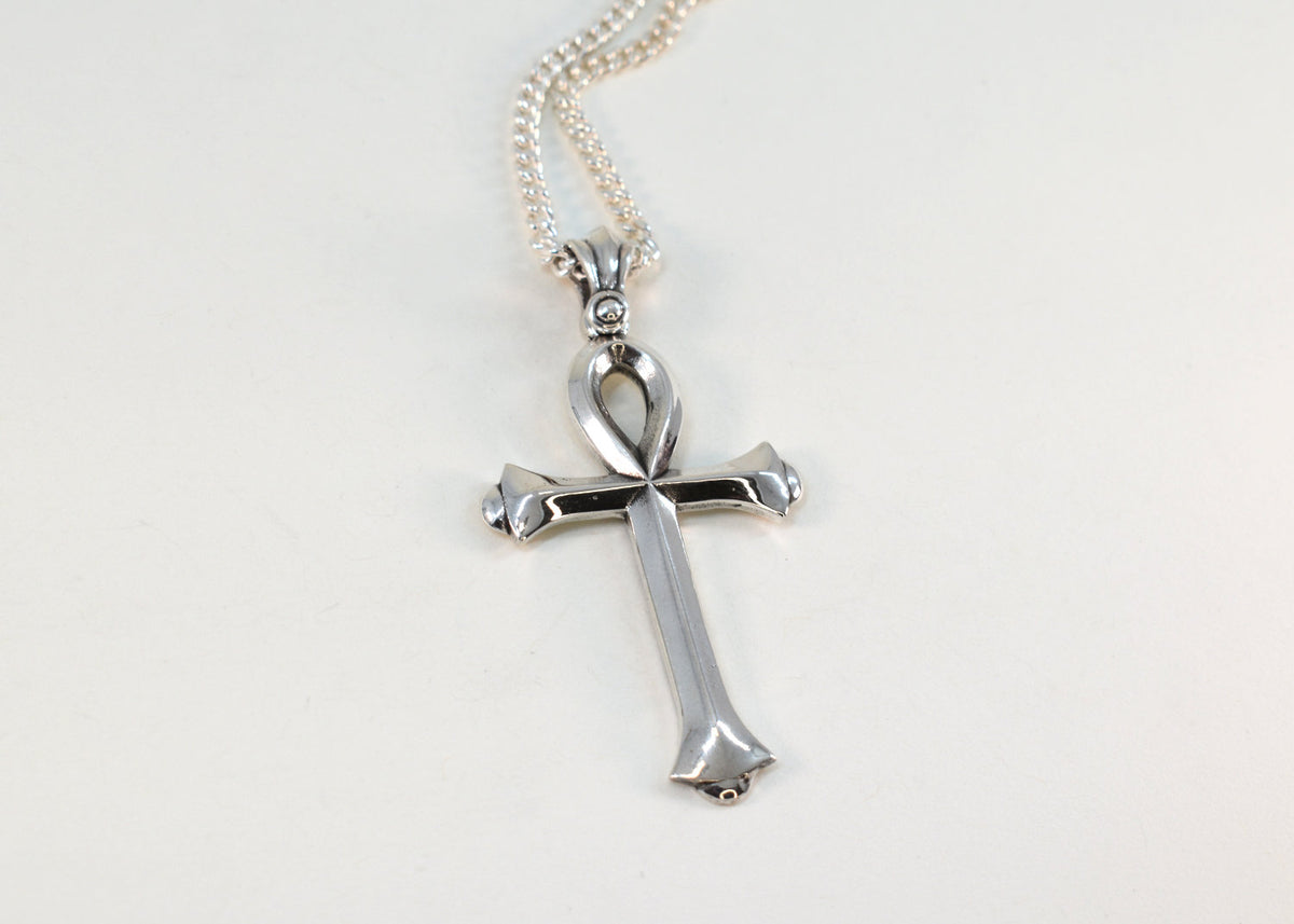 Ankh Cross Necklace | Handcrafted by Silver Luthier