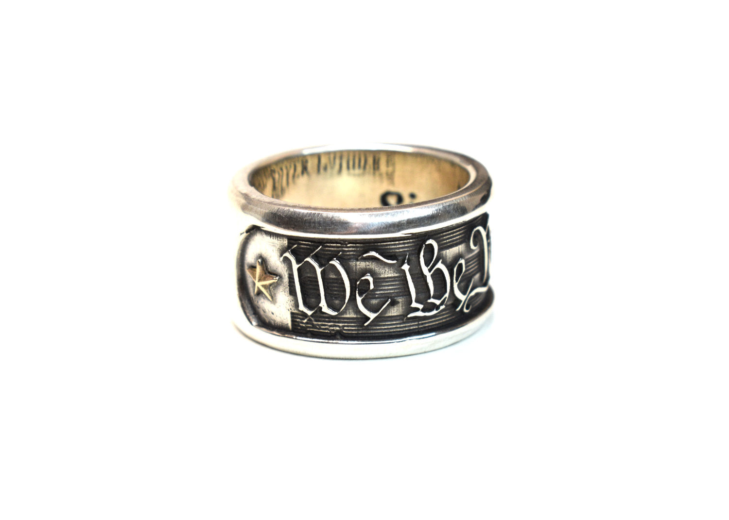 "We The People" Ring | Handcrafted by Silver Luthier