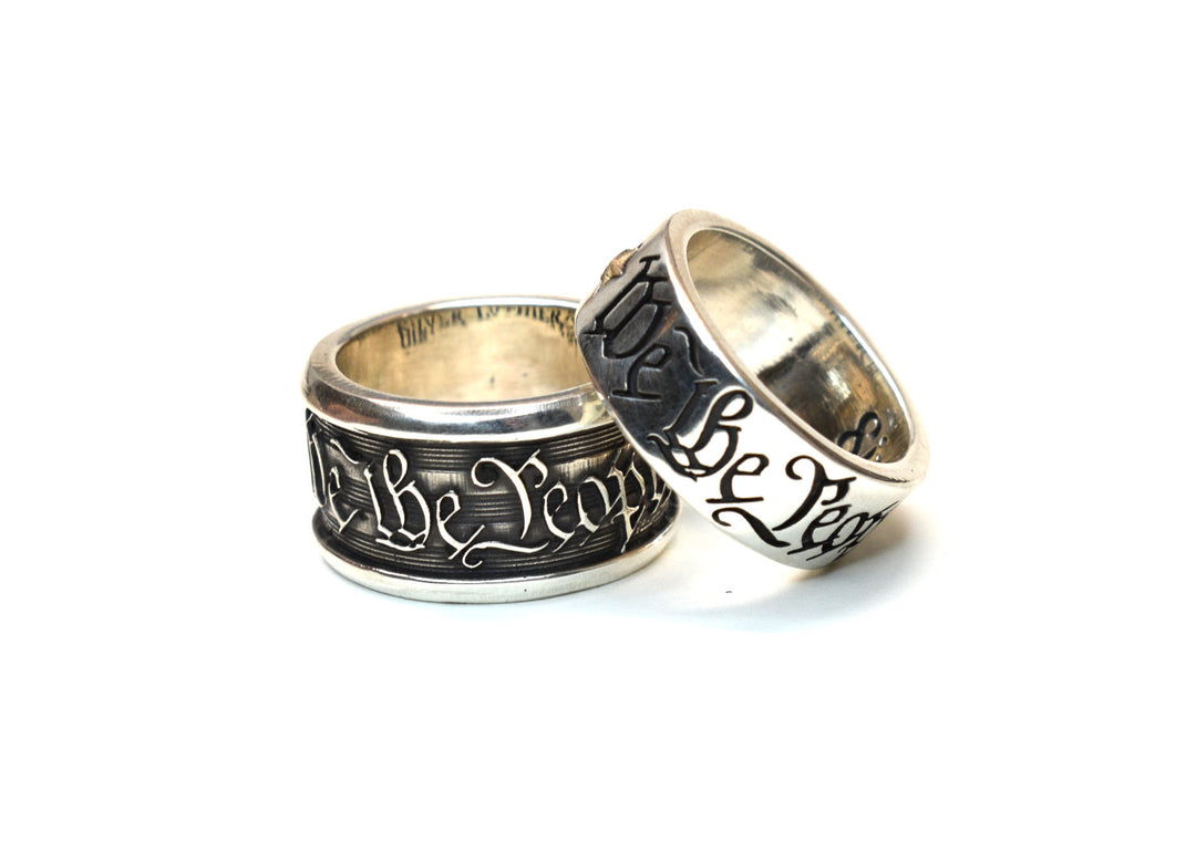 "We The People" Ring | Handcrafted by Silver Luthier